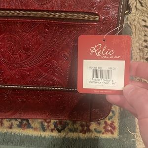 Relic | Bags | Vintage Relic Purse Dark Red Relic Purse Shoulder Purse ...